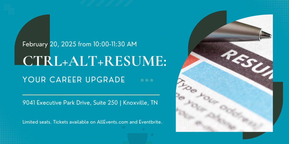 Ctrl+Alt+Resume: Your Career Upgrade, Office Options, Knoxville, 7 ...