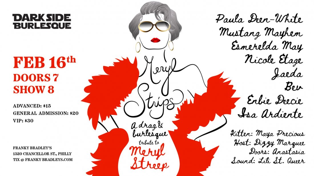 Meryl Strips: A Drag & Burlesque Tribute to Meryl Streep, Franky ...