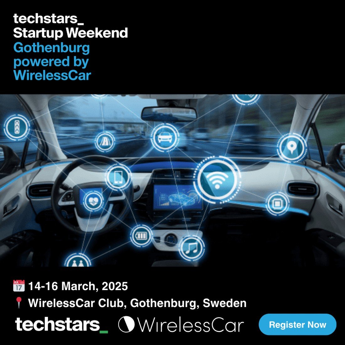 Techstars Startup Weekend Gothenburg powered by WirelessCar, WirelessCar, Gothenburg, 14 March ...