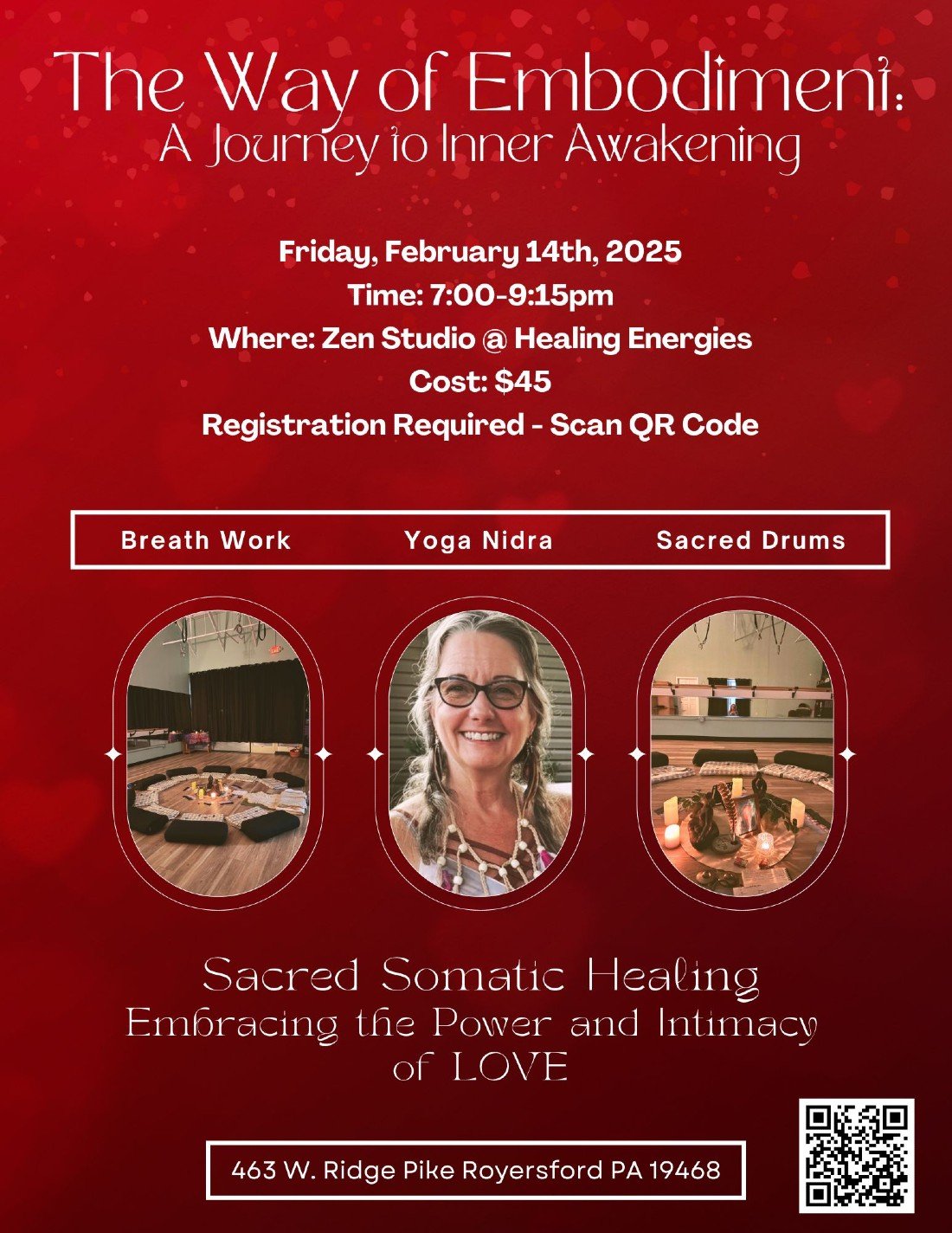 The Way of Embodiment: Sacred Somatic Healing, Zen Studios, Royersford, 14 February 2025 | AllEvents