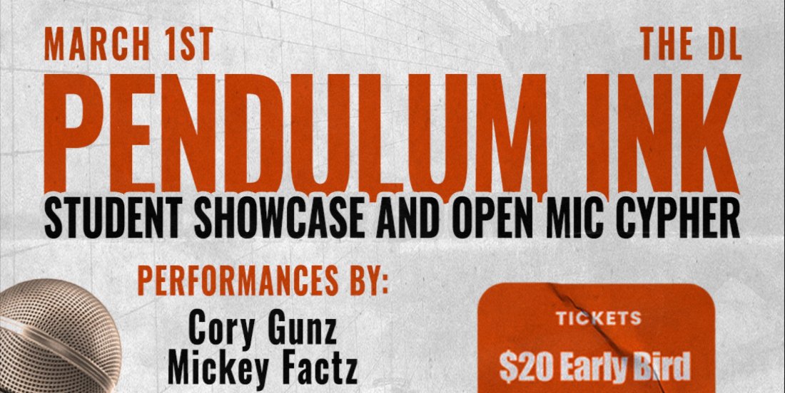 Pendulum Ink Showcase & Open Mic Cypher w/ Pete Rock, The DL | Best ...