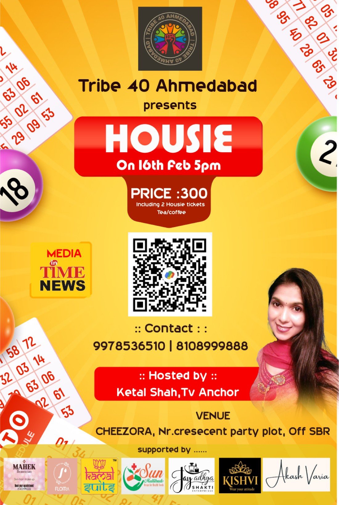 Ahmedabad Housie Evening, Sindhubhavan Road, Ahmedabad, 16 February ...