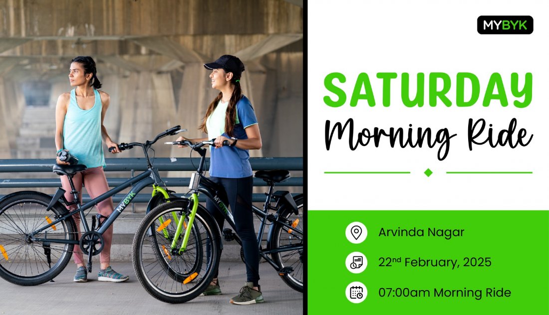 Saturday Morning Ride with MYBYK – Mysuru, MYBYK Workshop - Mysuru ...