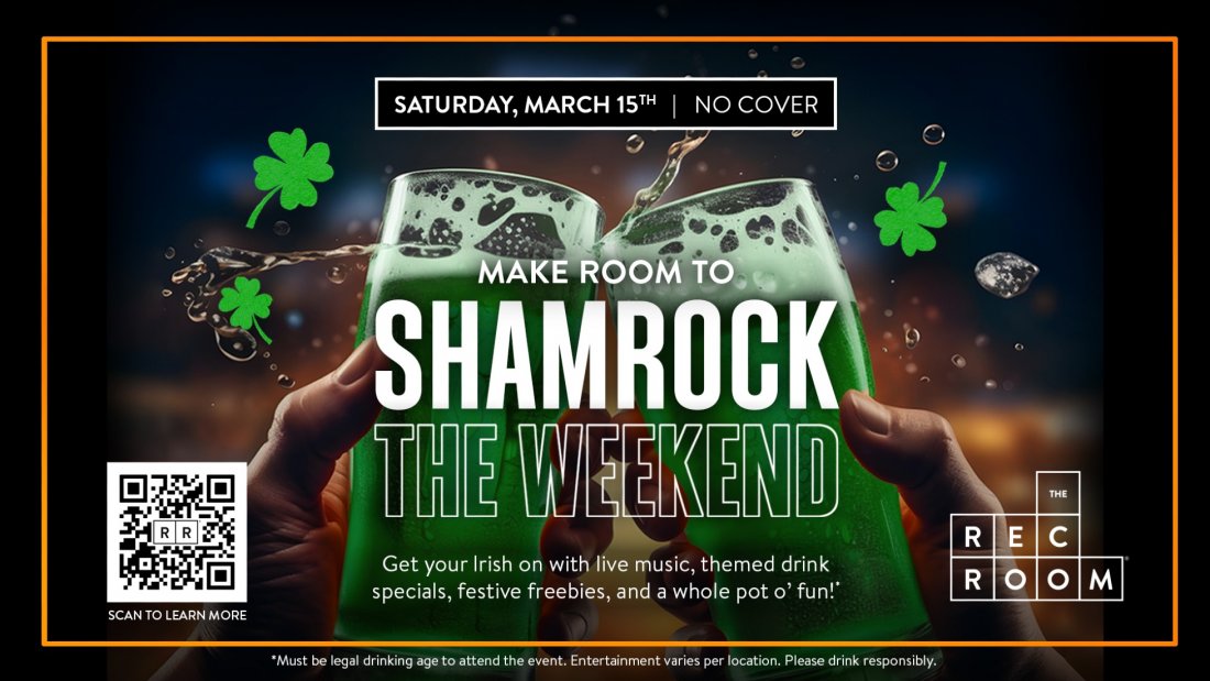 The Rec Rooms Shamrock the Weekend, The Rec Room Deerfoot, Calgary, 15 ...
