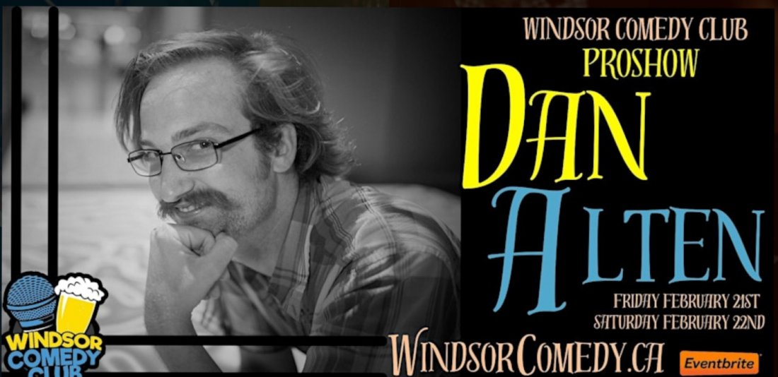 Good Stand Up Comedy with Dan Alten, Windsor Comedy Club -Brewing For ...