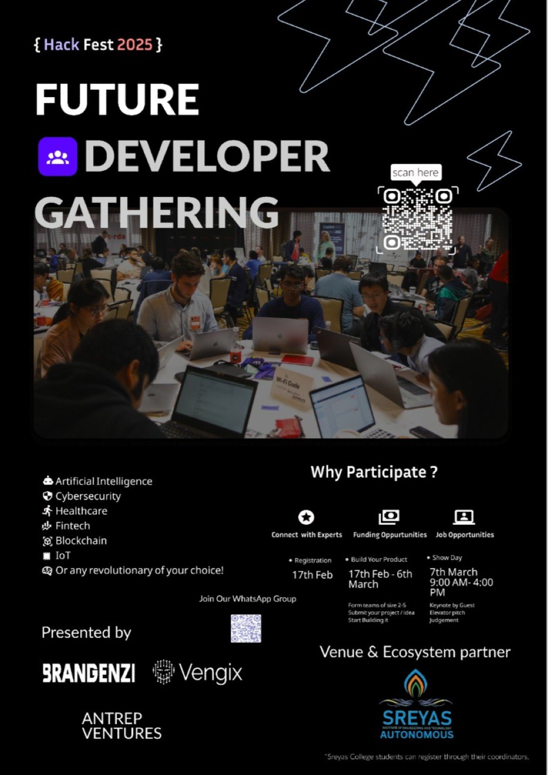 Hack Fest 2025, Sreyas Institute of Engineering and Technology - Autonomous, Hyderabad, 7 March ...