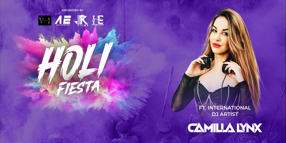 Holi Fiesta 2025, Vrundavan Premium Lawn, Auda Garden Road, beside Food ...