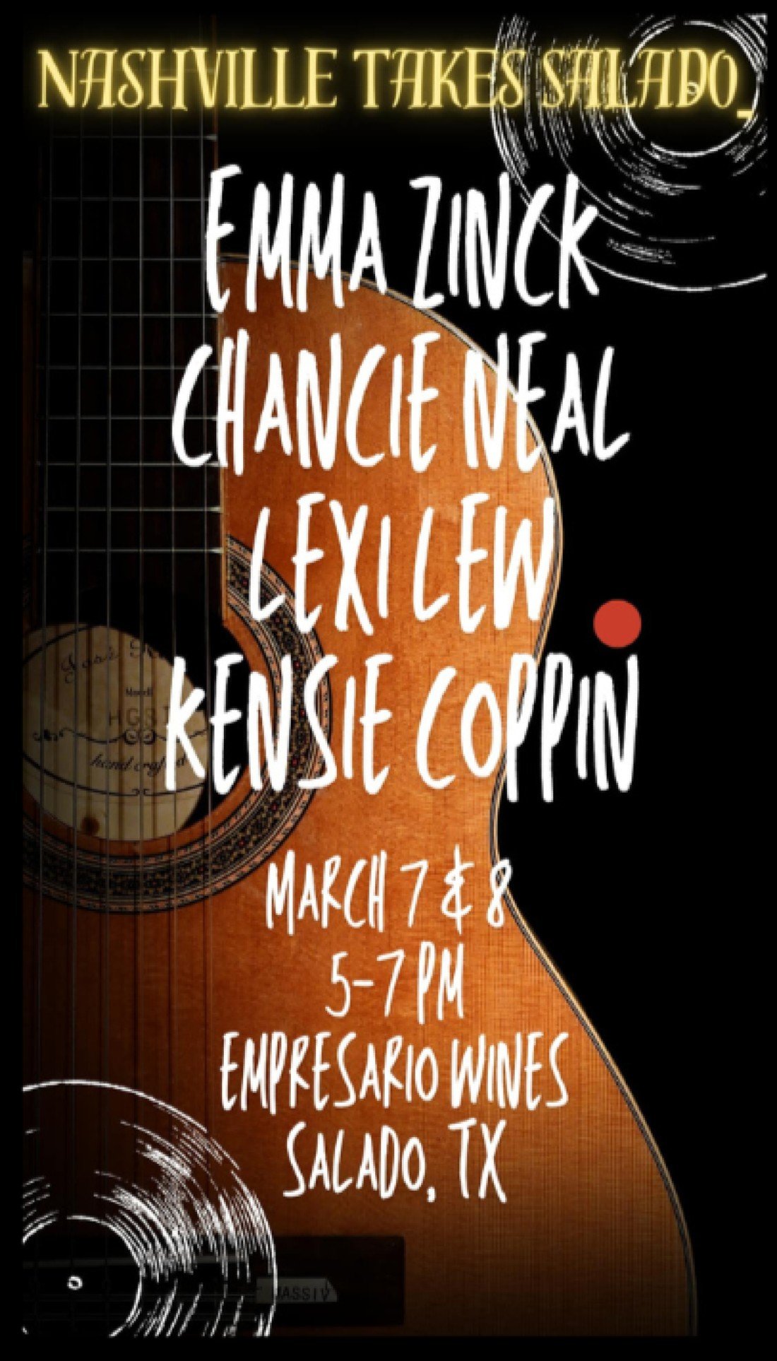 The Girls of Nashville Take over Salado, Empresario Wines, Salado ...