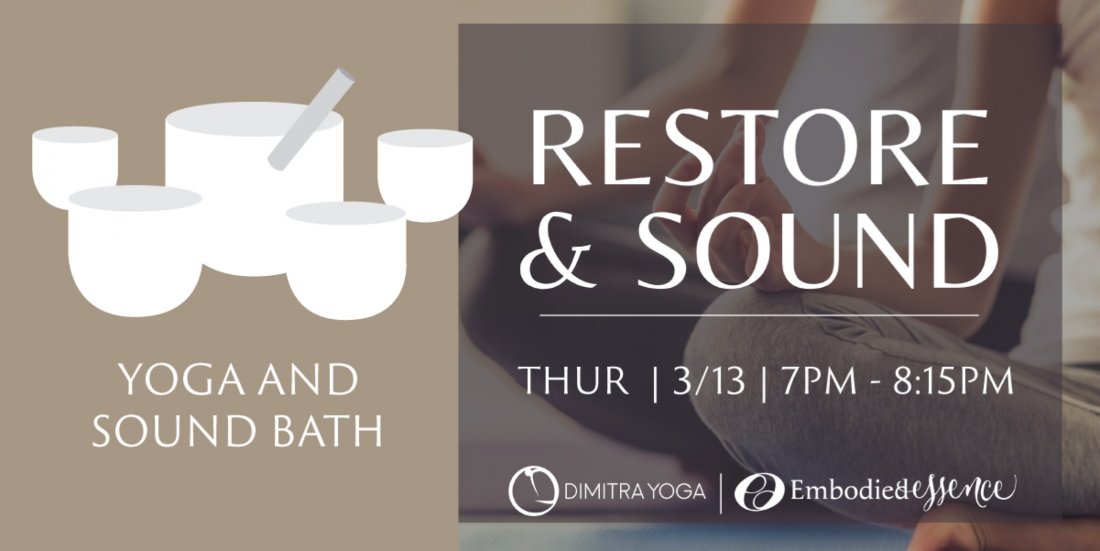 Restore and Sound, Dimitra Yoga, Nassau, 13 March 2025 | AllEvents