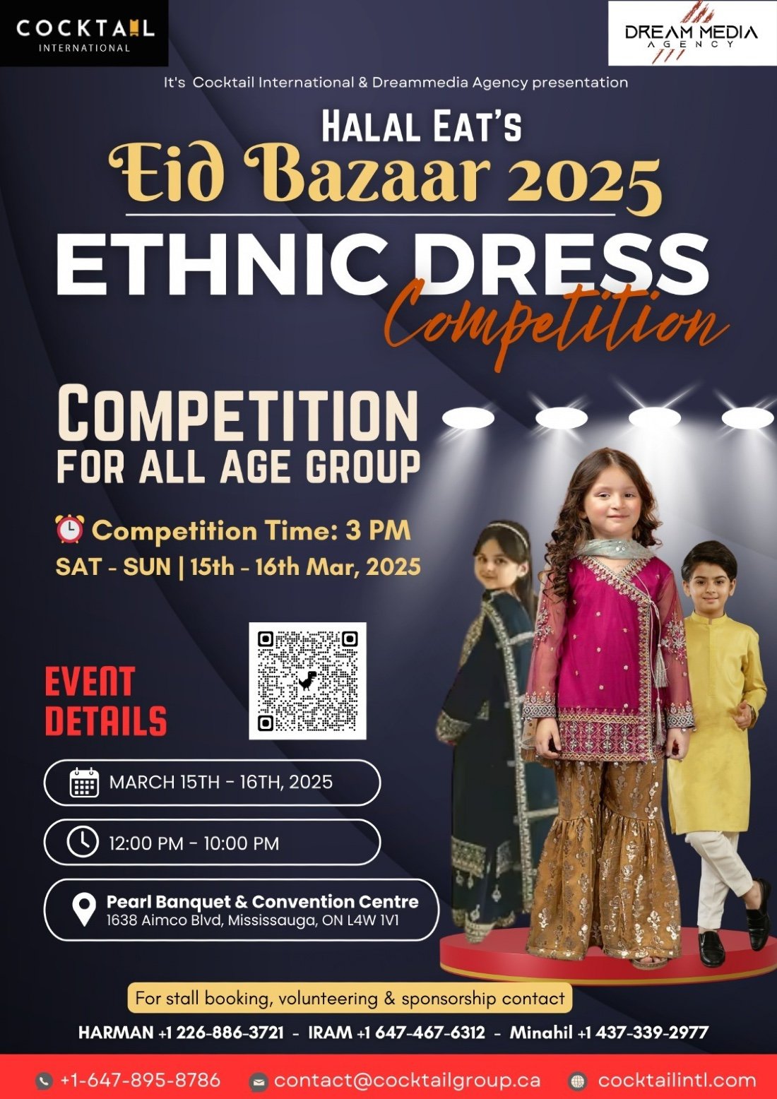 Cultural Dress Competition at Halal Eats Eid Bazaar 2025!, 1638 Aimco Blvd, Mississauga, 15 ...