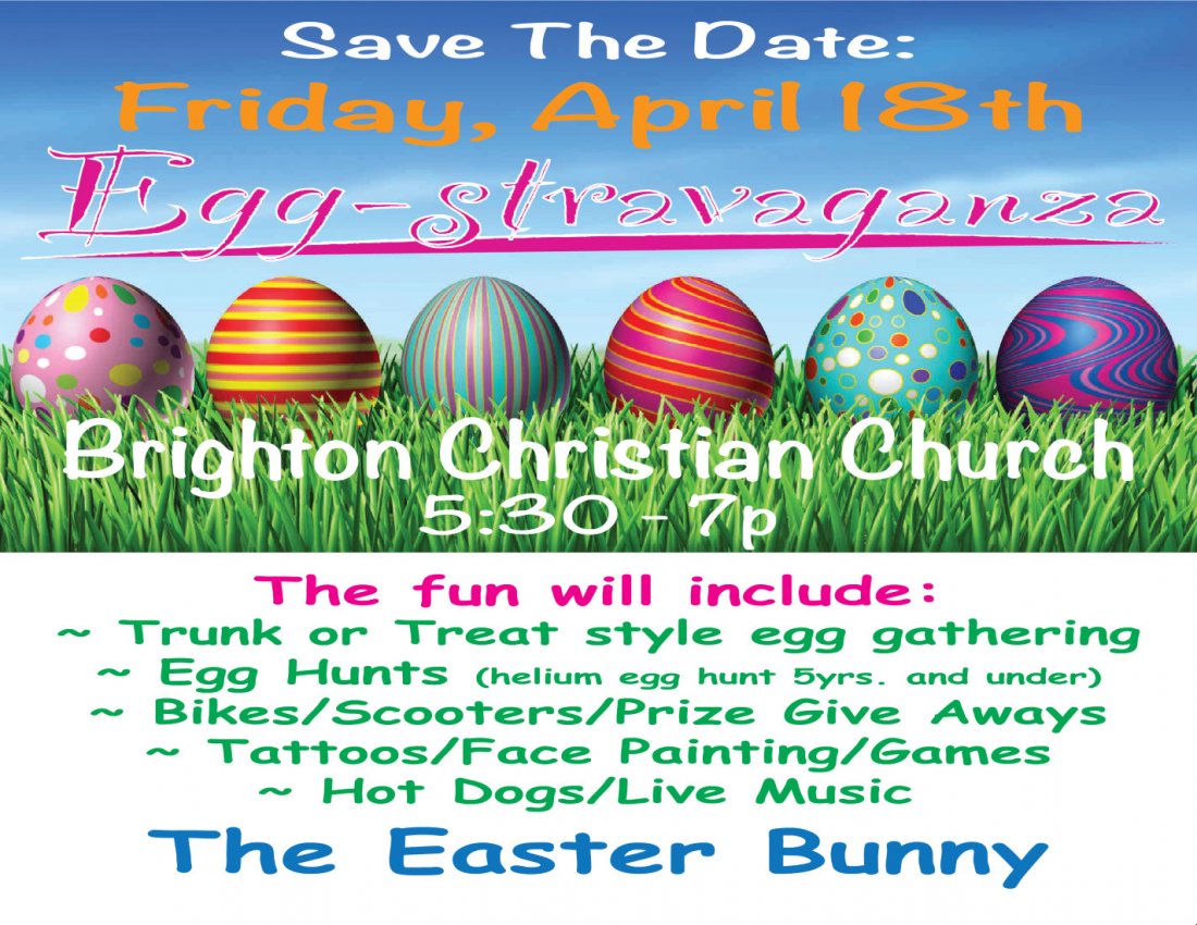 Egg-stravaganza - Community Easter Event, Brighton Christian Church, 18 ...