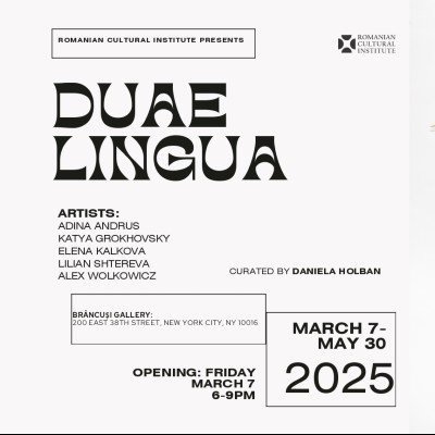 Exhibition Opening & Artist Talk | "Duae Lingua", curator Daniela Holban Tickets, Romanian ...