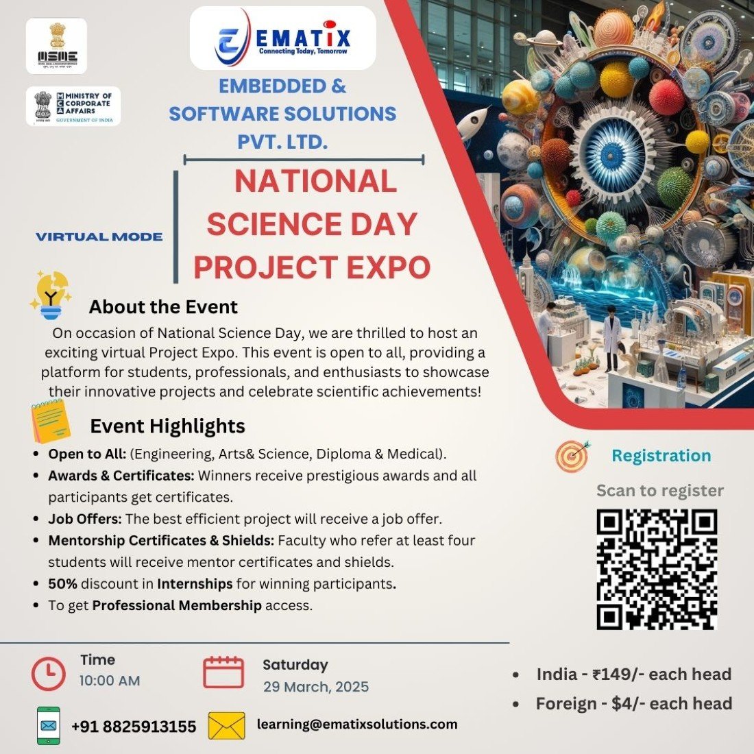 National Science Day Project Expo Tickets, March 29 2025 | AllEvents