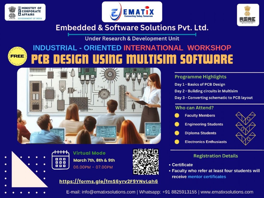 Workshop on PCB Design , March 7 2025 | Online Event | AllEvents
