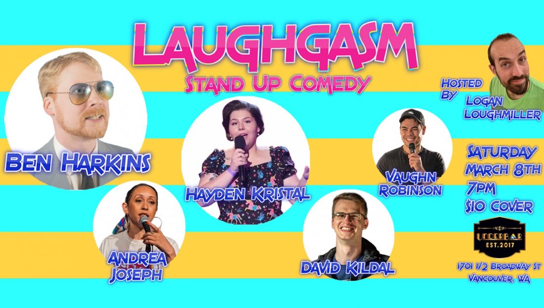 $10 Door tickets only---Laughgasm Stand Up Comedy with Ben Harkins and ...