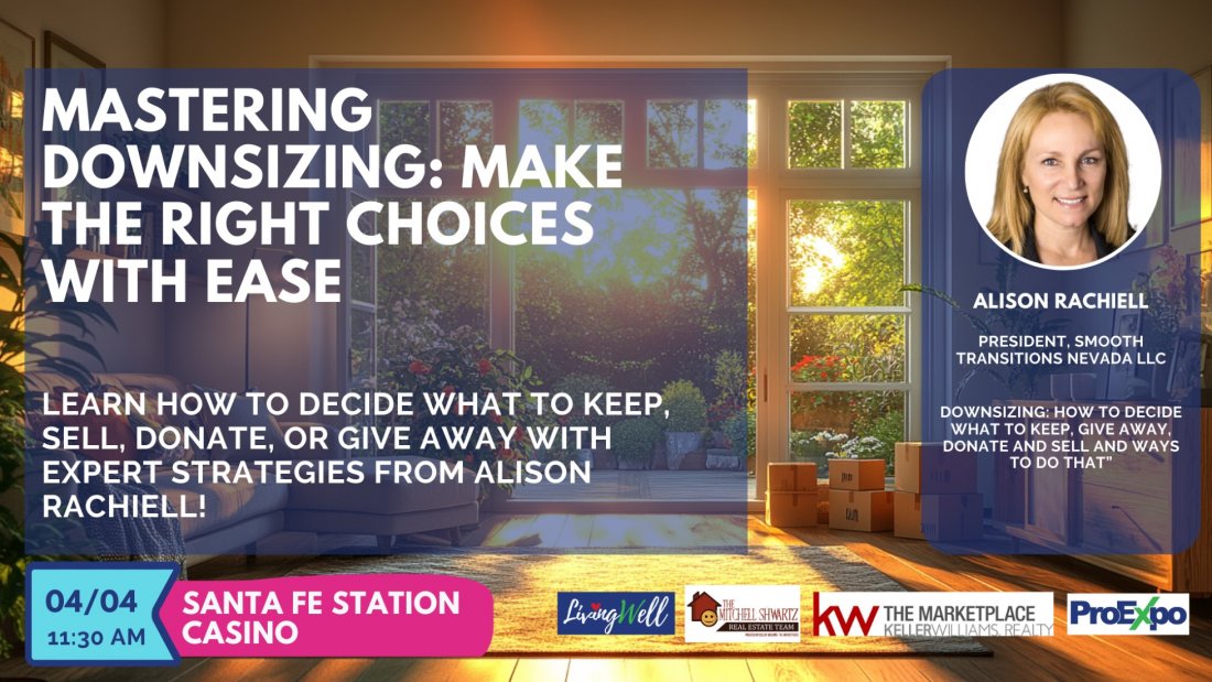 Mastering the Art of Downsizing: A Game-Changing Approach to Seamless Transitions Tickets, Santa ...