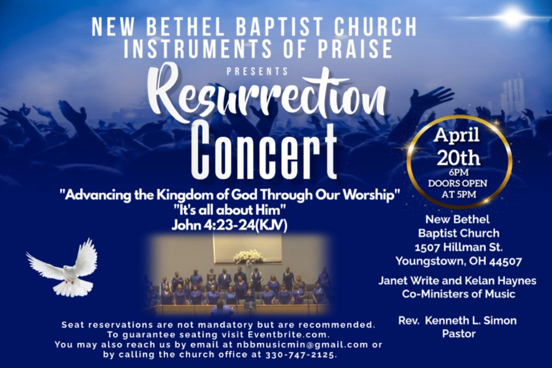 New Bethel Instruments of Praise Resurrection Day Concert 2025, New ...