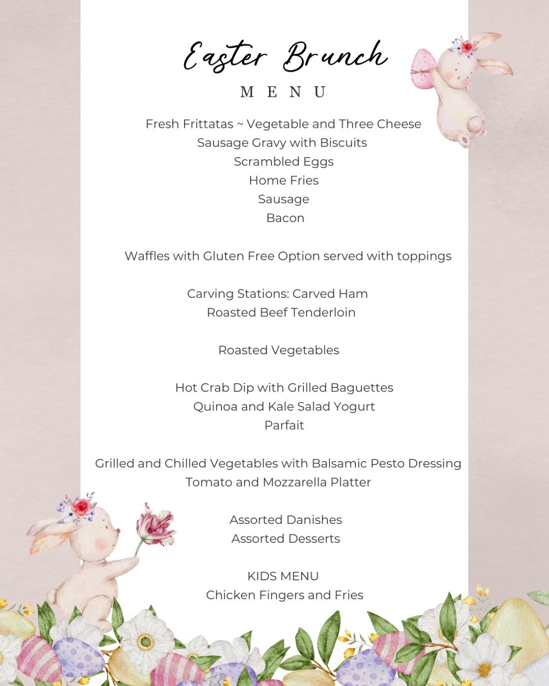 Easter Brunch With the Bunny, Celebrations On Park, Binghamton, 20 ...