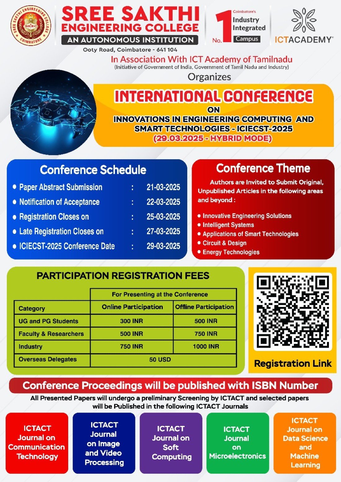 International Conference (ICIETST-2025), karamadai mettupalayam road ...