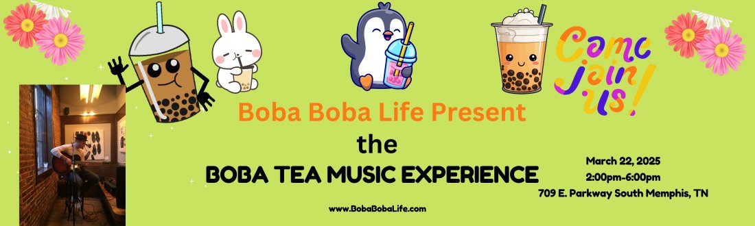 Memphis Boba Tea Patio Experience, Boba Boba Life, Memphis, 22 March ...