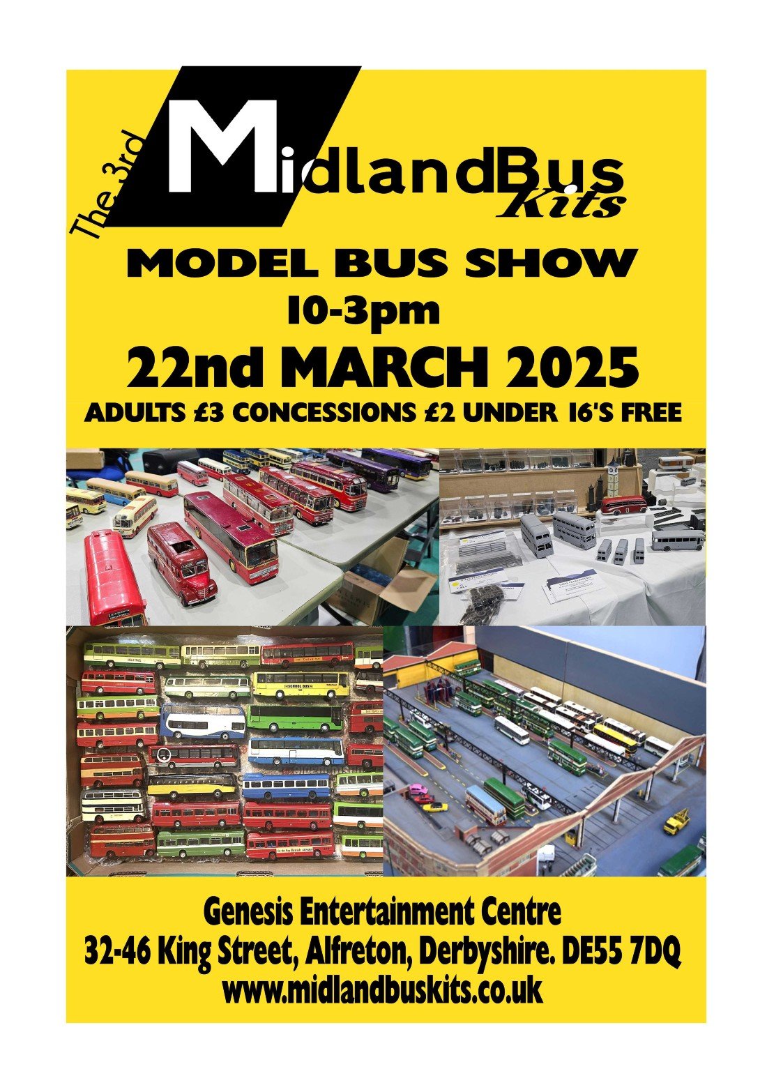 Midland Bus Kits Model Bus Show, Genesis Entertainment Centre ...