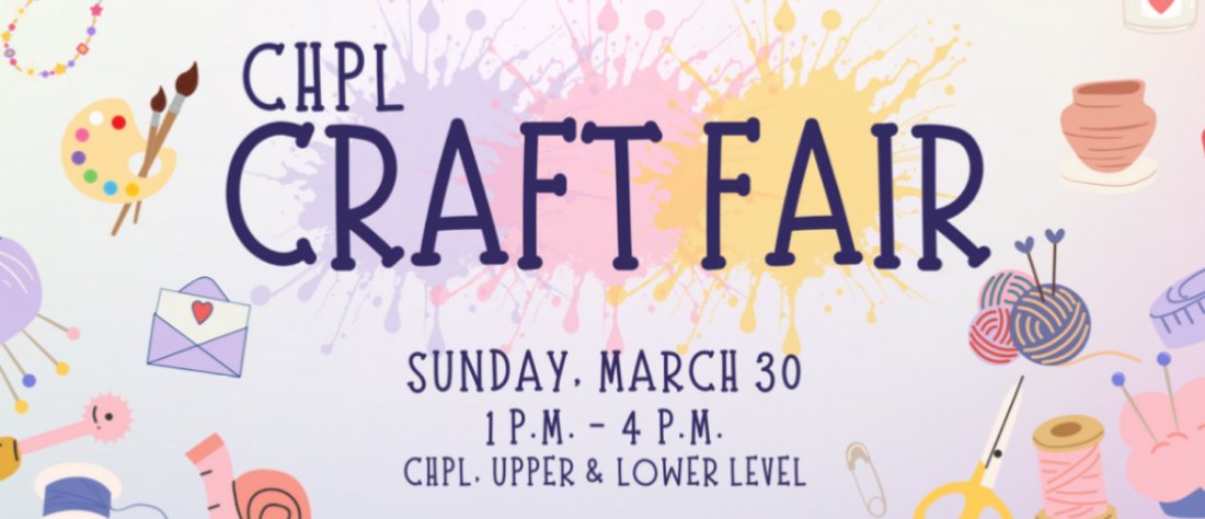 Glitter & Glue @ CHPL Spring Craft Show, Cherry Hill Public Library, 30 ...