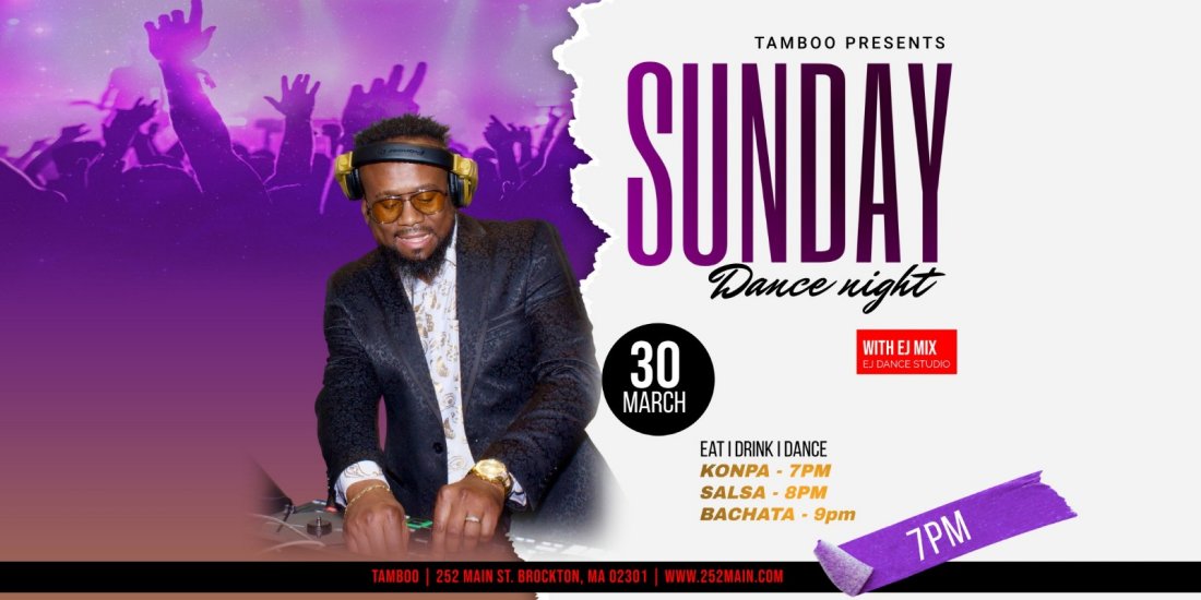 Tamboo presents: Dine, Drink & Dance with EJ Mix Tickets, Tamboo Bistro ...