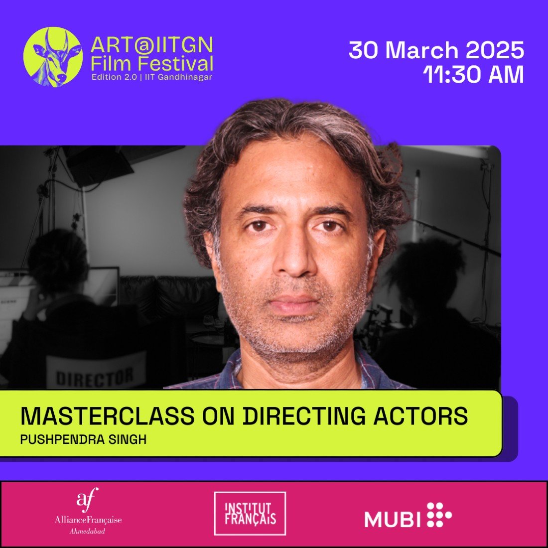 Masterclass on Directing Actors by Pushpendra Singh || Art@IITGN Film ...