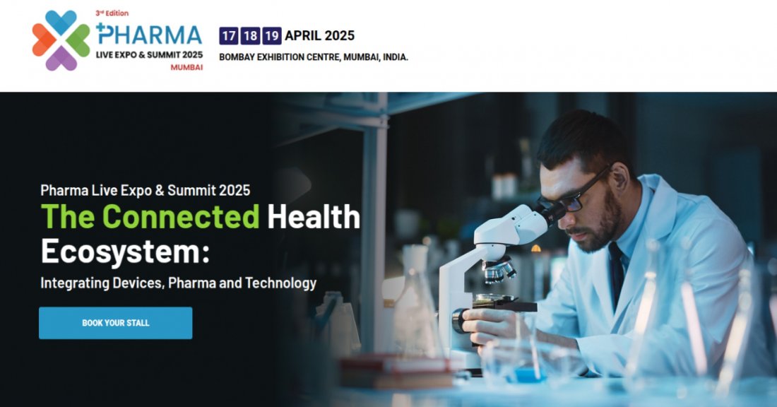Pharma Live Expo & Summit 2025, Bombay Exhibition Centre, Mumbai, 17 April to 19 April | AllEvents