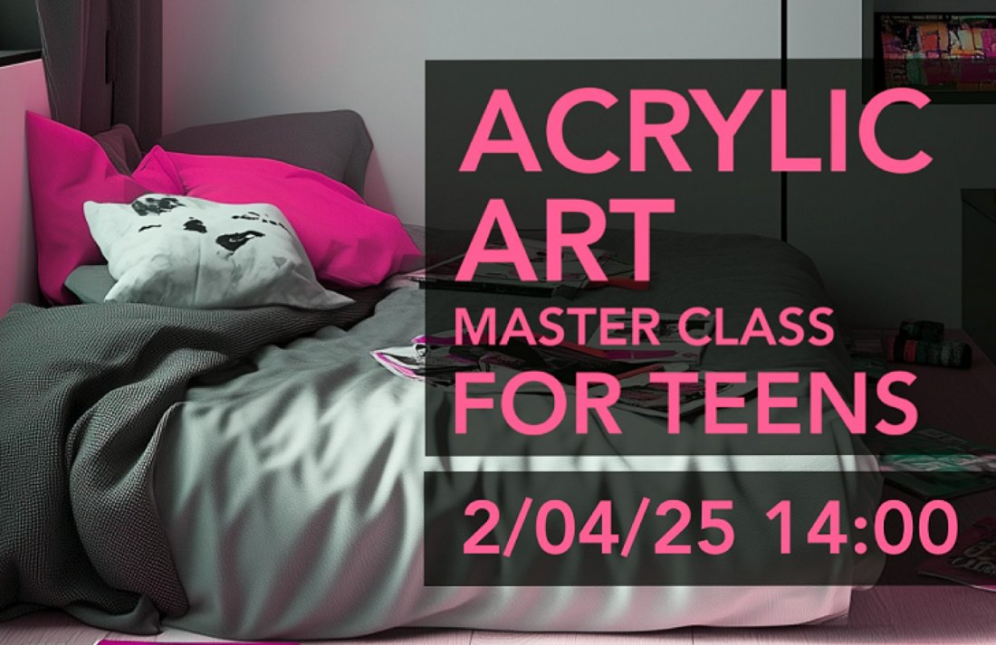 Acrylic ART Master class for TEENS, Casa dos Amigos, Funchal, 2 April ...