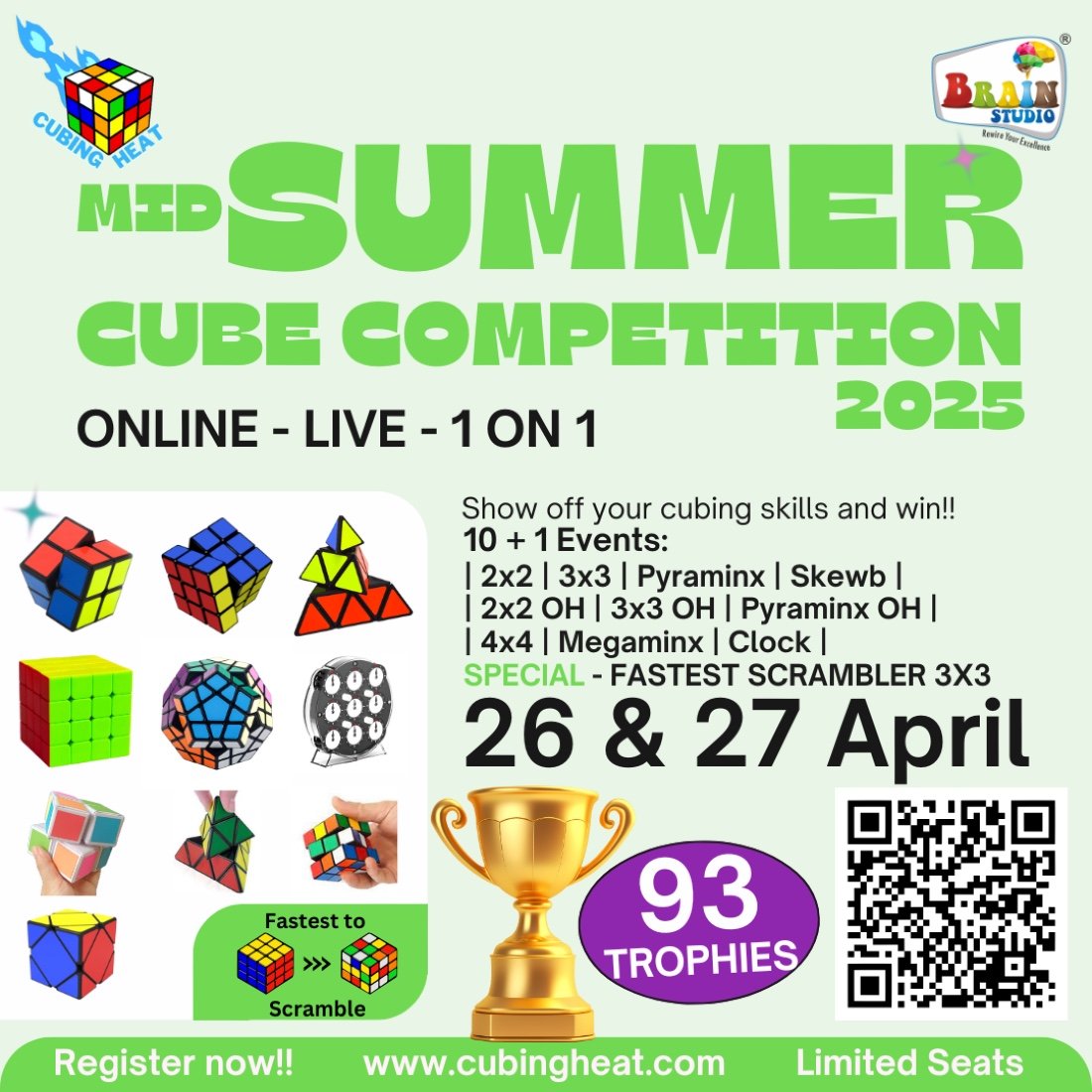 Mid Summer Cube Competition 2025 Tickets, April 26 to April 27 | AllEvents