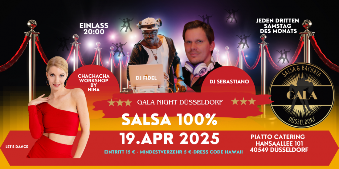 Salsa & Bachata Gala Düsseldorf – Letzte Edition, Piatto Catering ...