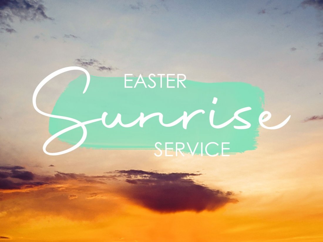 Easter Sunrise Service, Central Park Christian Church, Southwest Clay ...