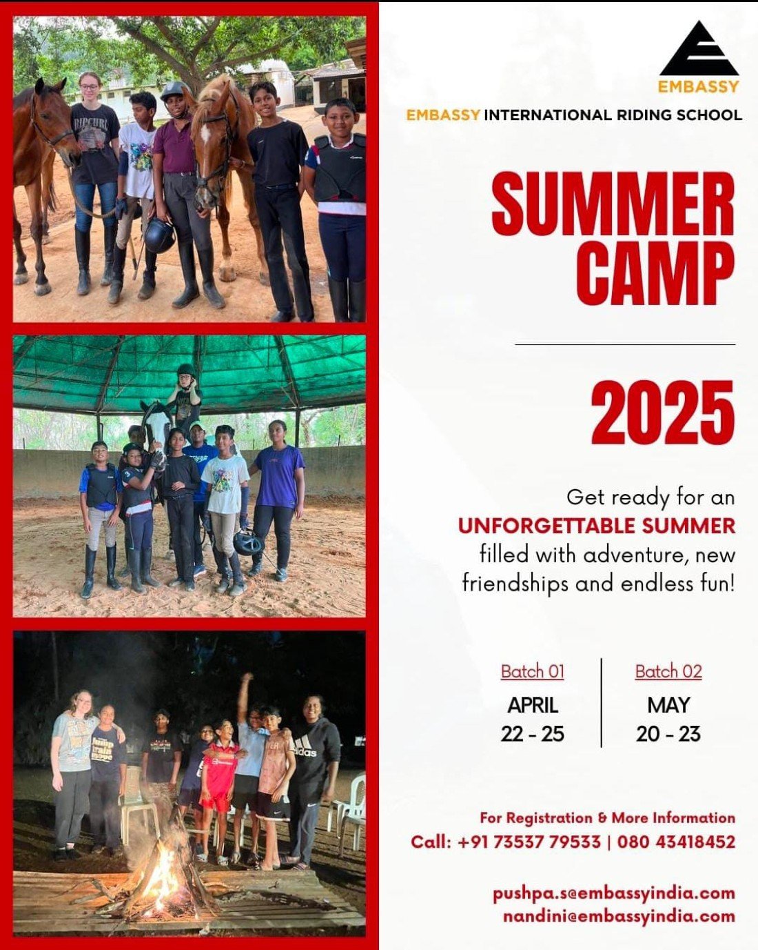Embassy International Riding School Summer Camp 2025, Embassy ...