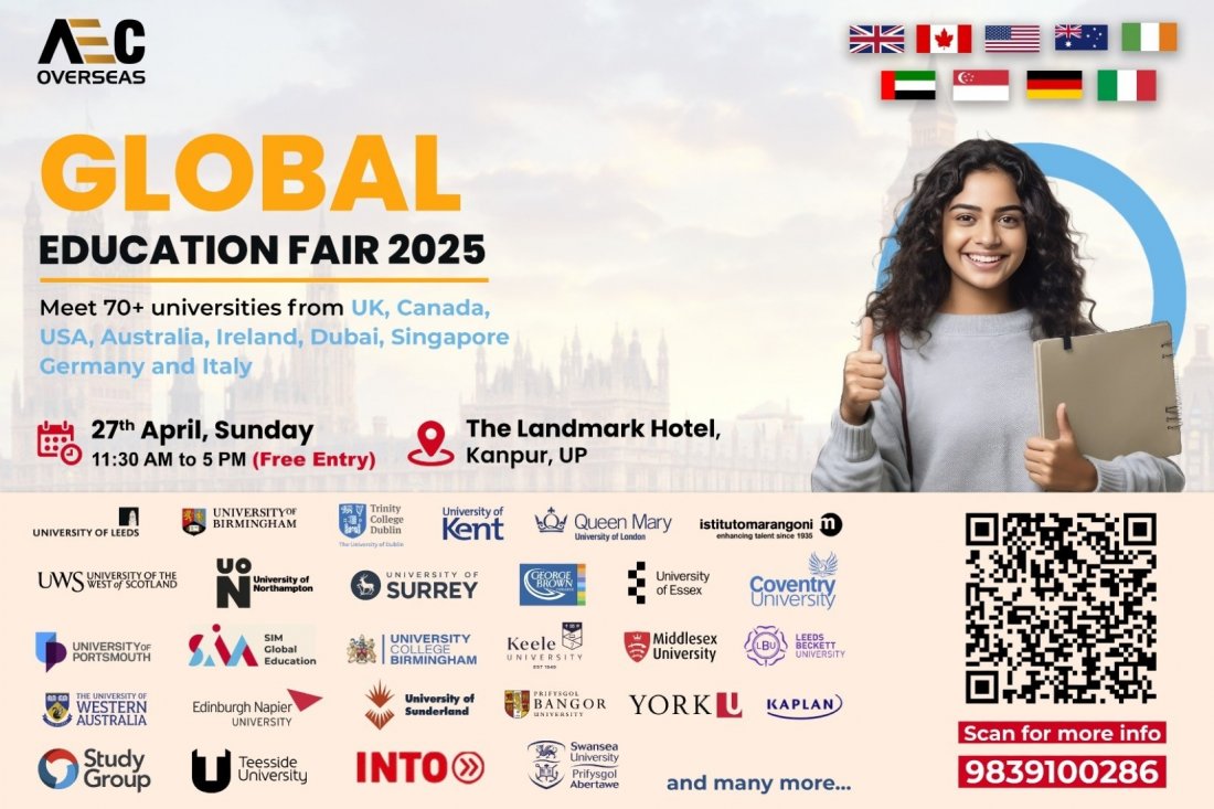 Global Education Fair-16 by AEC Tickets, Landmark Hotel, Kanpur, 27 April 2025 | AllEvents