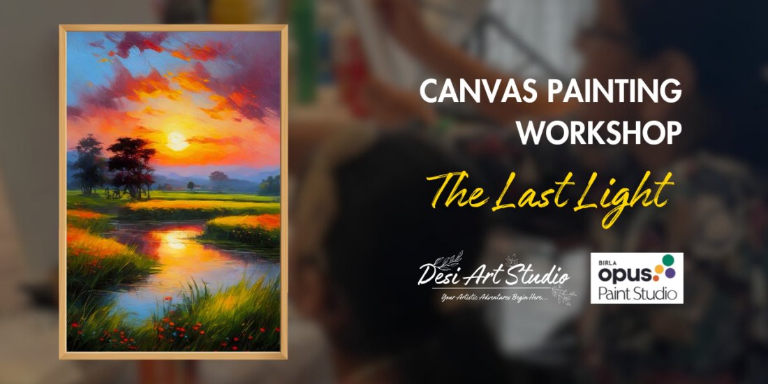 Canvas Painting Workshop - Desi Art Studio, Birla Opus Paint Studio ...