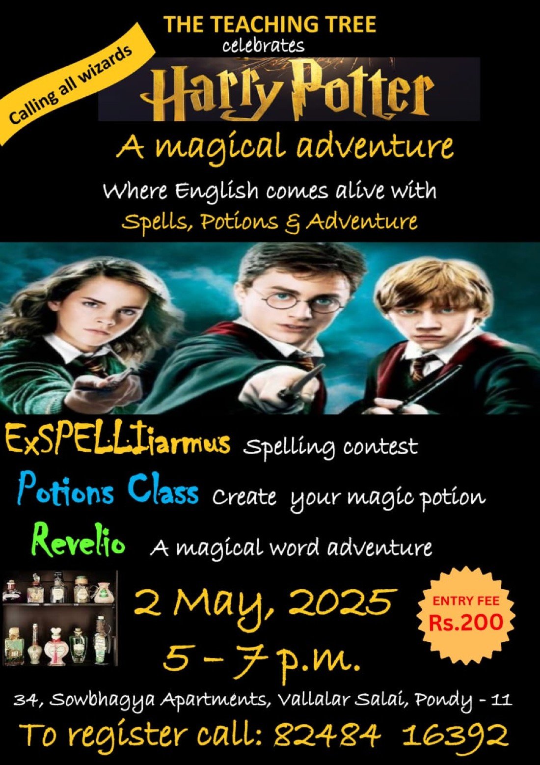 HARRY POTTER DAY CELEBRATION , Puducherry, 2 May 2025 | AllEvents