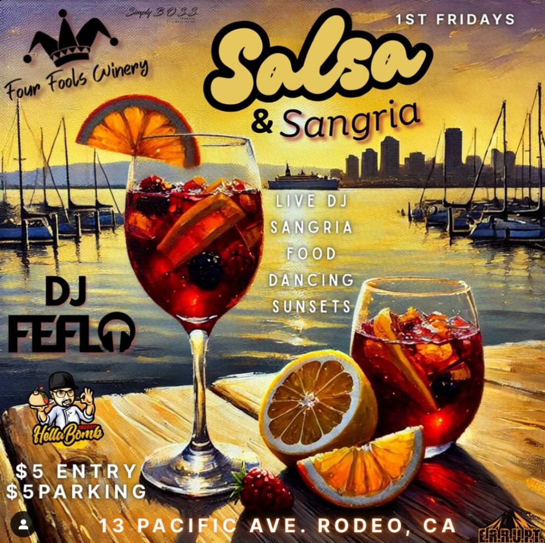 Salsa and Sangria: Cinco de Mayo Edition, Four Fools Winery, Rodeo, 2 ...