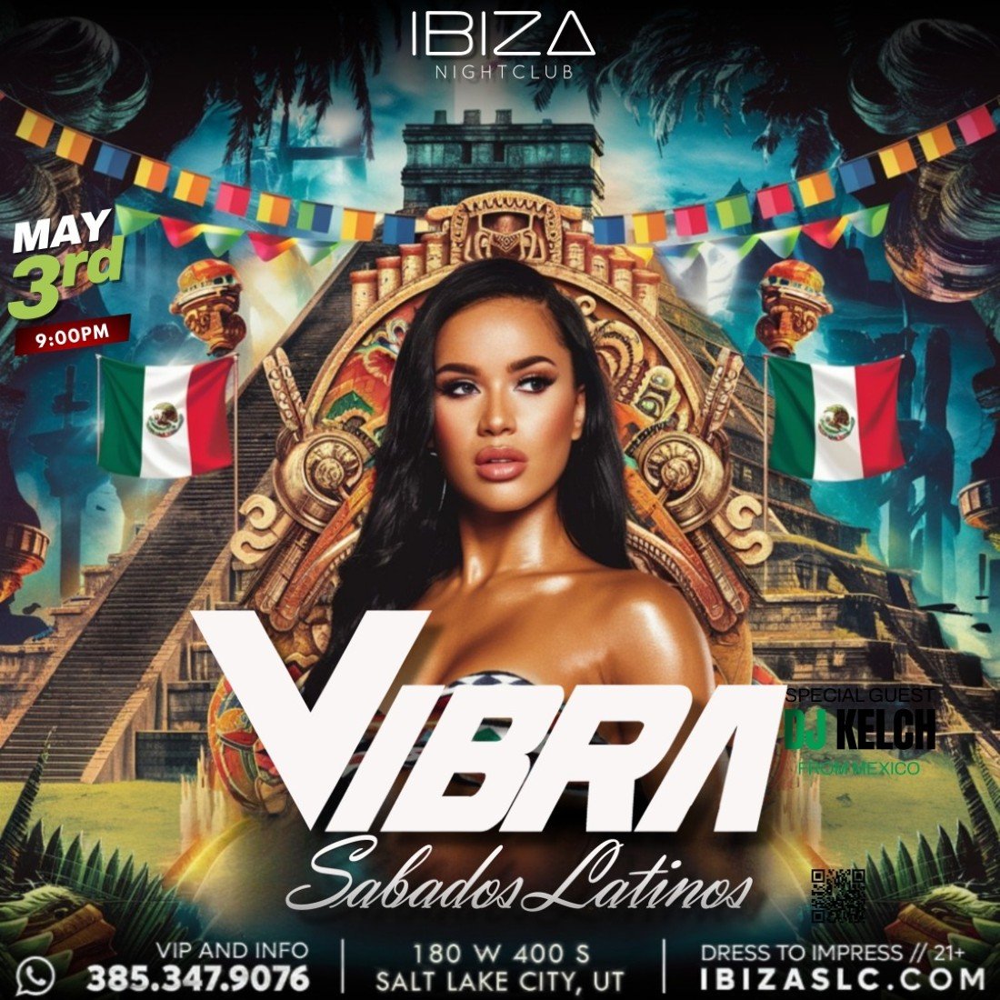 Vibra Sábados Latinos – Only at IBIZA SLC!, IBIZA SLC Ultra lounge, Salt Lake City, 3 May to 4 ...
