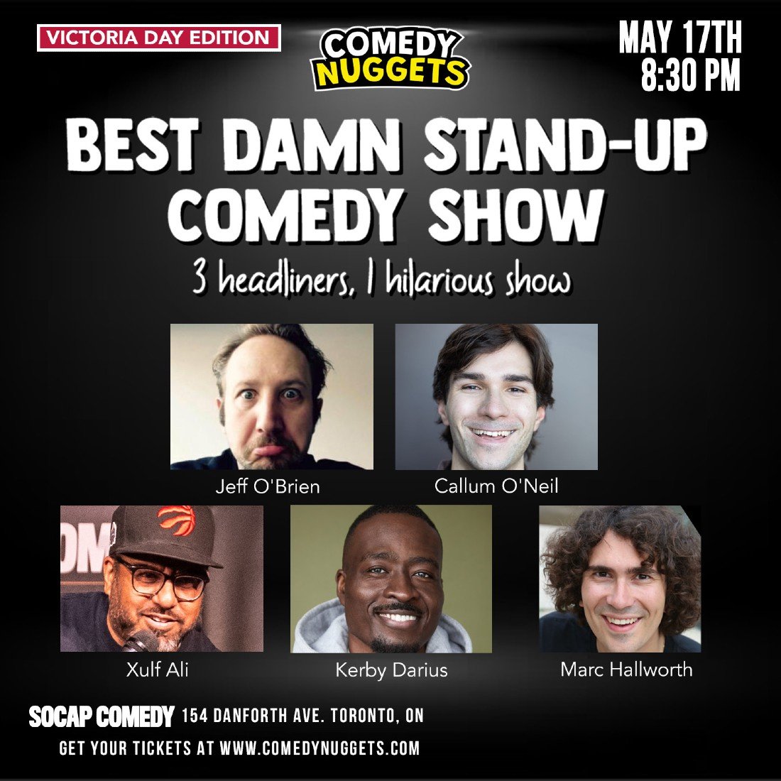 Best Damn Stand-Up Comedy Show – Victoria Day Long Weekend Edition ...