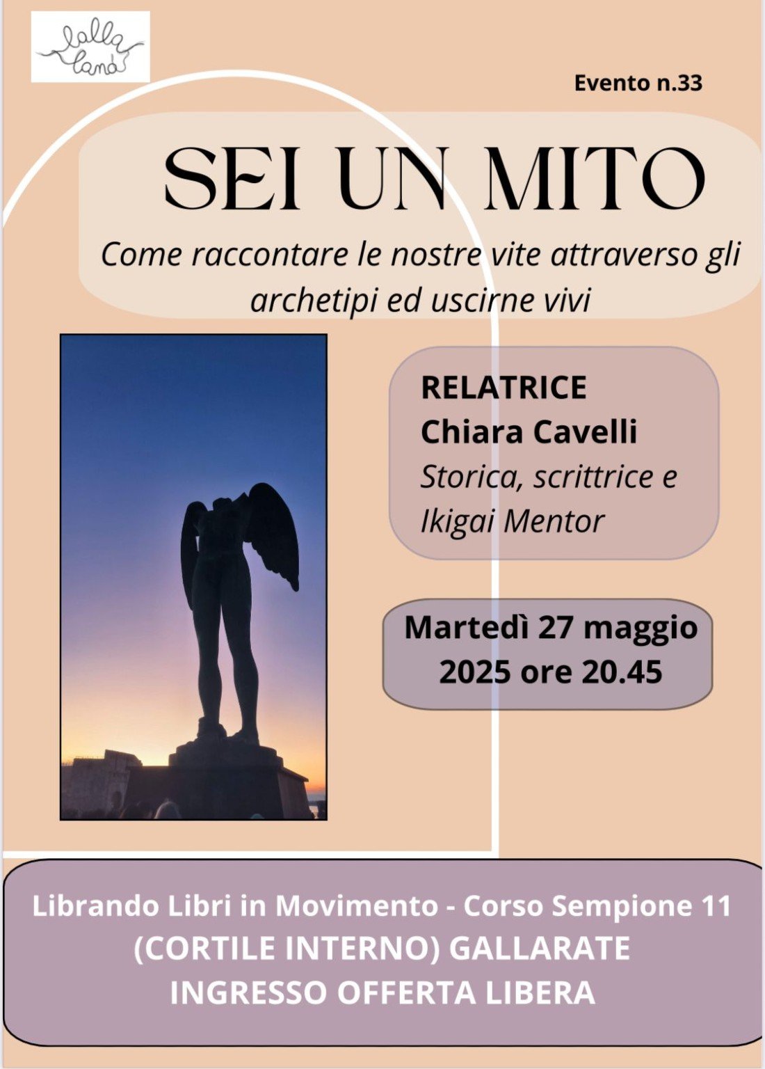 SEI UN MITO, Librando-Libri in movimento, Gallarate, 27 May 2025 | AllEvents