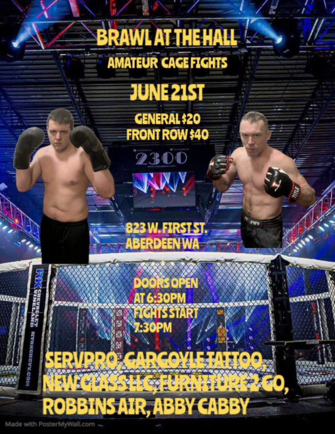 BRAWL IN THE HALL - Amateur MMA Fight Night, The Polish Club , Aberdeen ...