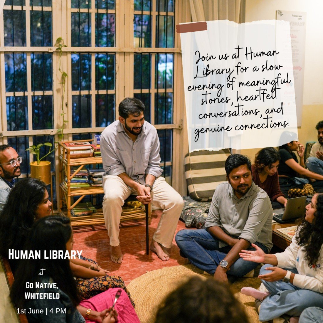 Human Library Bengaluru , Go Native Whitefield, Bangalore, 1 June 2025 ...