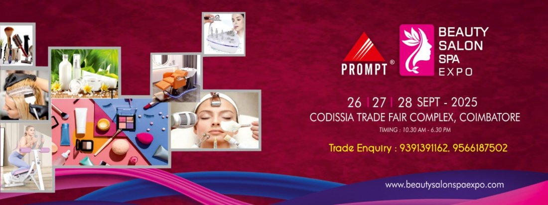 PROMPTs - BEAUTY SALON SPA EXPO 2025 Tickets, Codissia Trade Fair ...