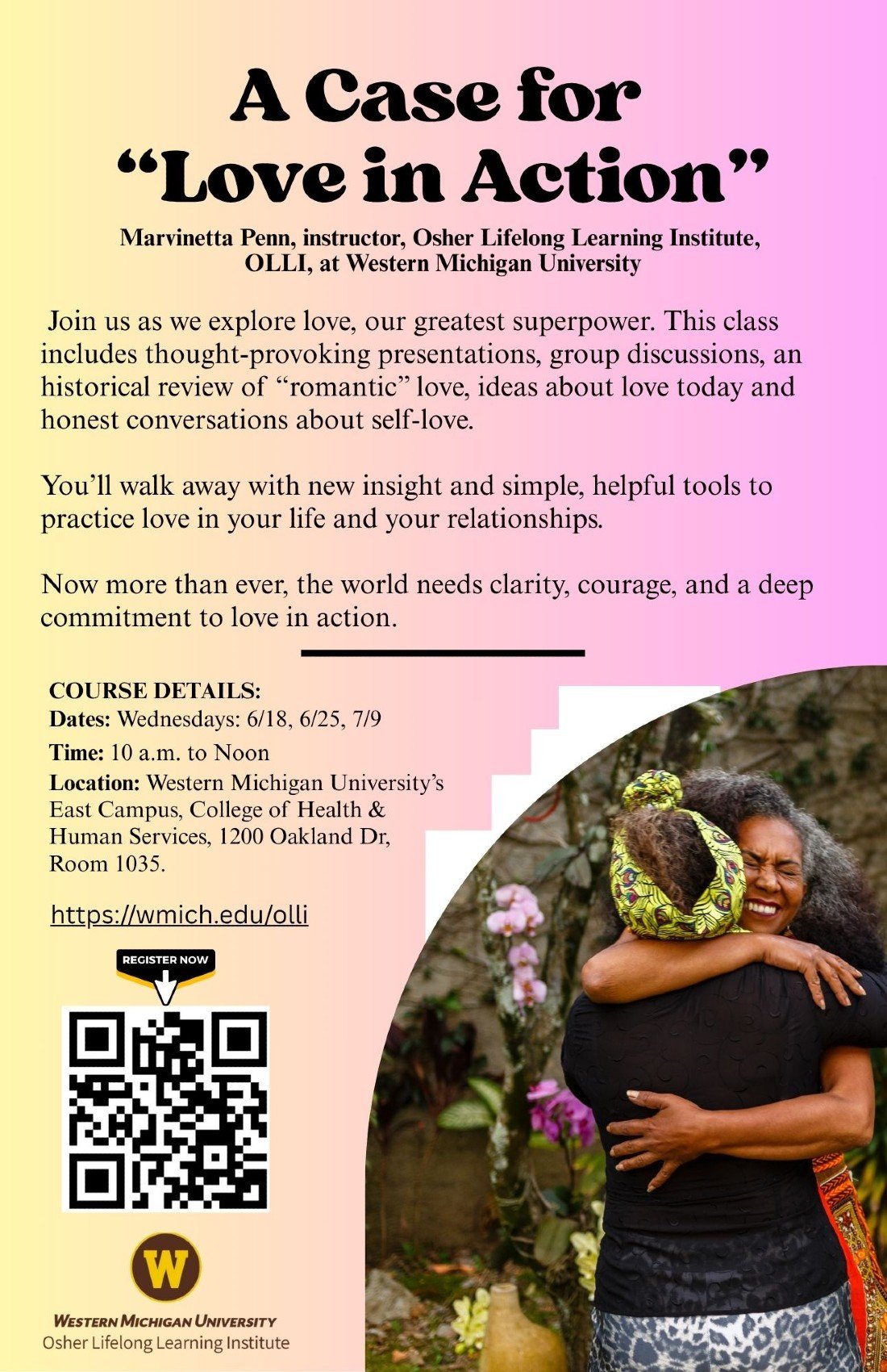 A definition of "Love" that heals and builds, Western Michigan ...