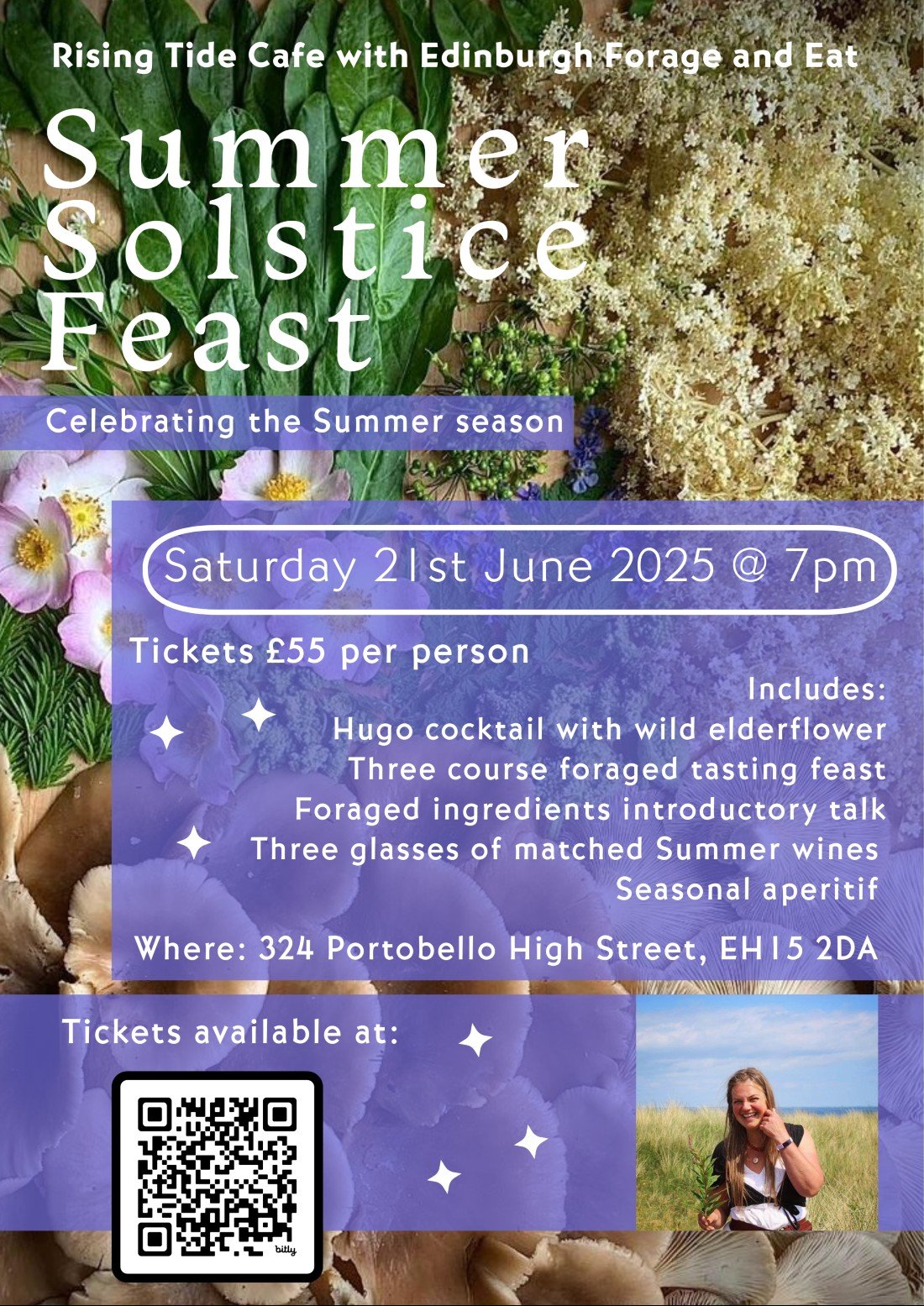Summer Solstice Feast, Rising Tide Cafe, Edinburgh, 21 June 2025 ...