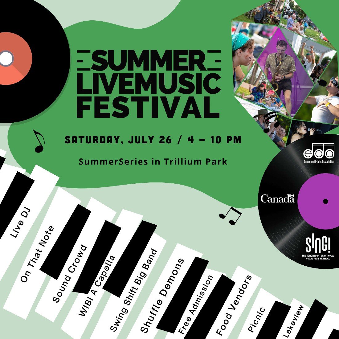 Summer Live Music Festival 2025, Trillium Park at Ontario Place ...