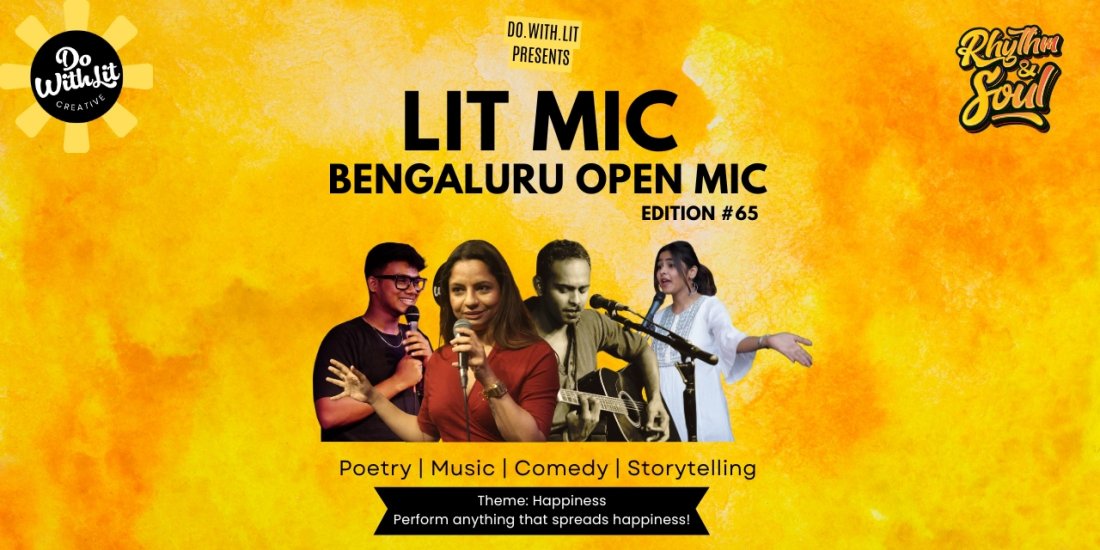LIT-MIC: Bengaluru Open Mic | Poetry, Stories, Music, Comedy | Edition ...