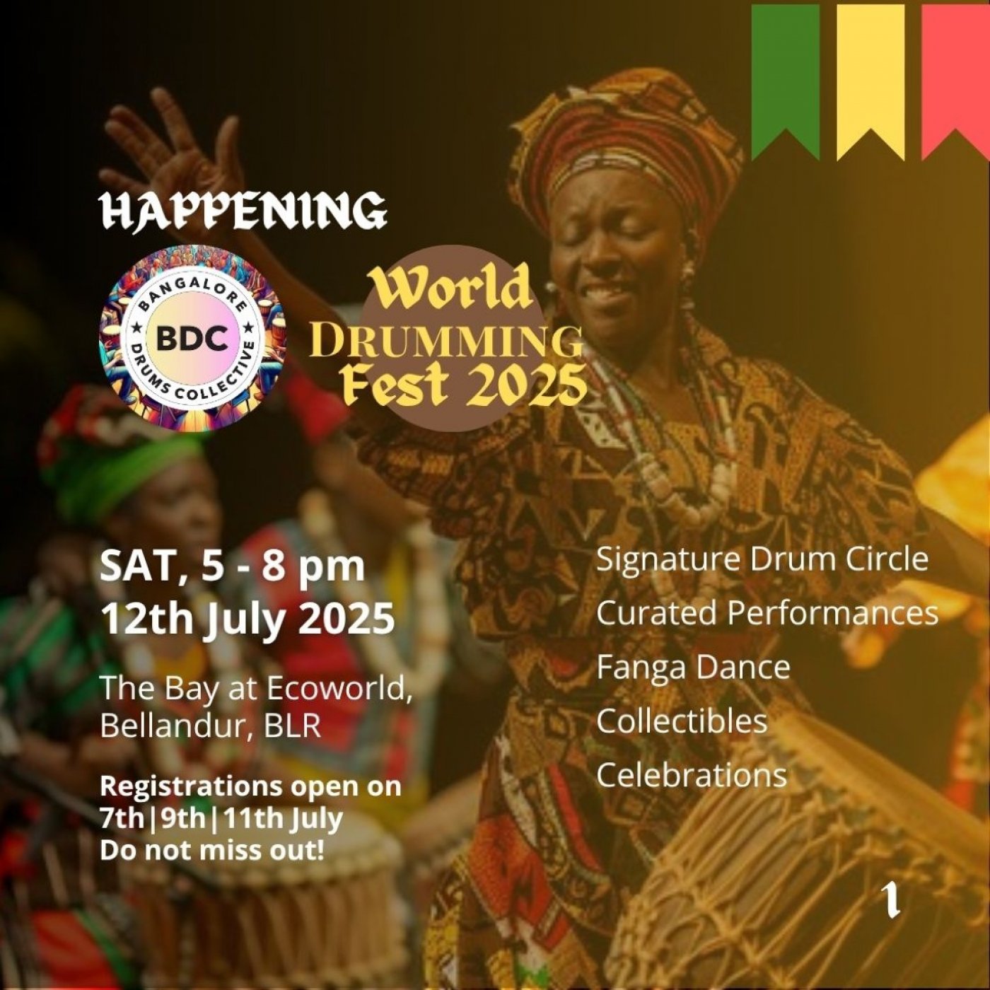 BDC's World Drumming Fest 2025 in Bangalore – July 12, 2025 | AllEvents
