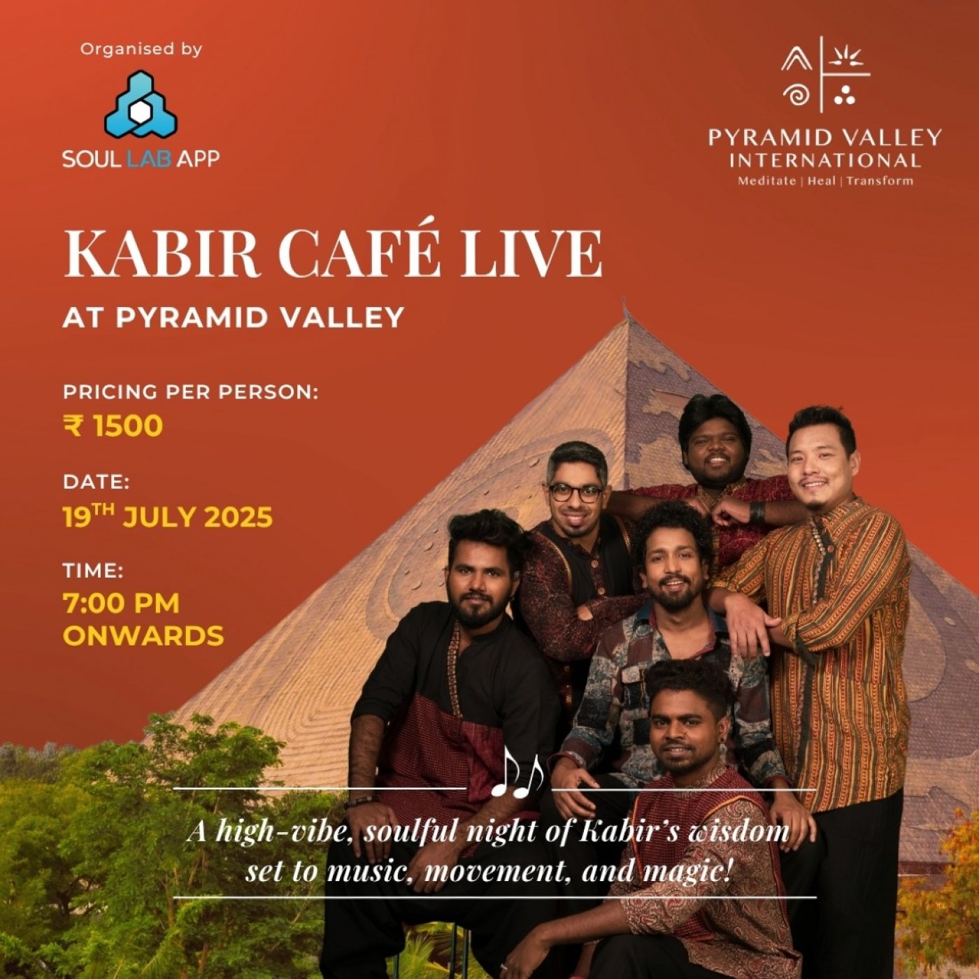 Kabir Cafe Live, Pyramid Valley International, Bangalore, 19 July 2025 ...